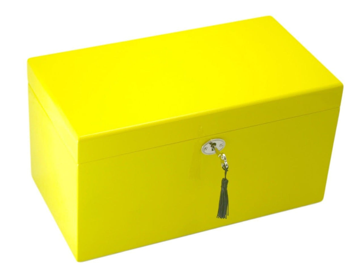 Deep Yellow Jewellery Box | Boxes Of Elegance